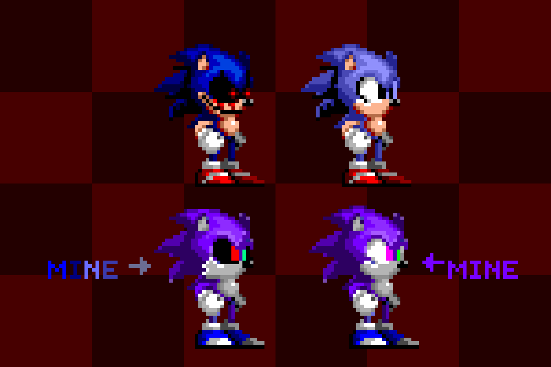 Pixilart - Version of sonic.Exe for FNF EXECUTIONERS HILLS(my mod) by ...