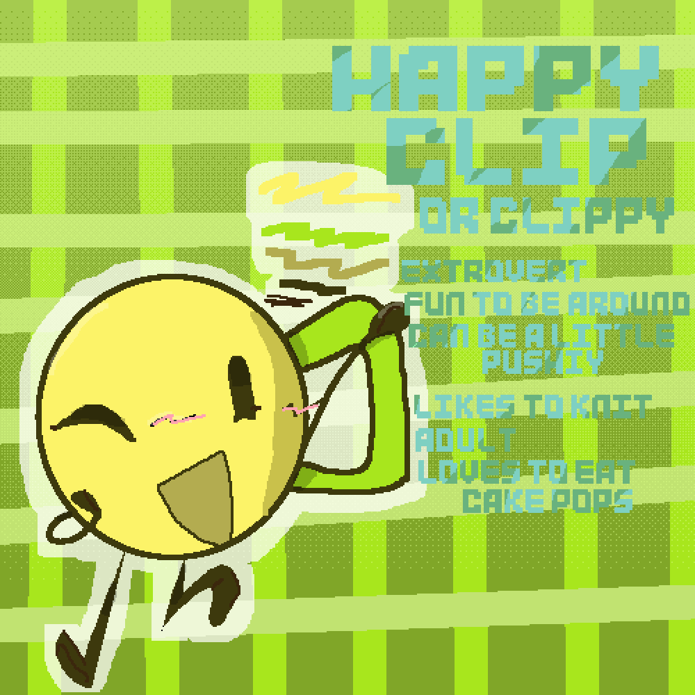 Pixilart - Happy Clip! (or clippy) by Somthing-Magic